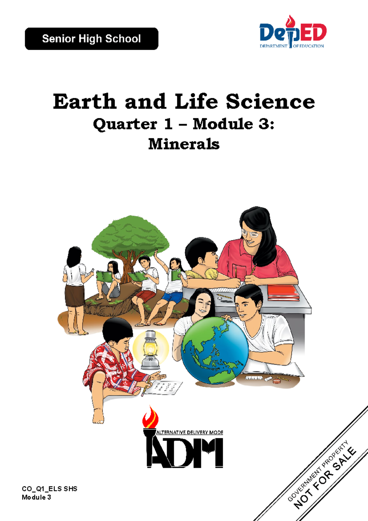 CO_Q1_ELS SHS: Understanding Minerals in Earth and Life Science Module ...
