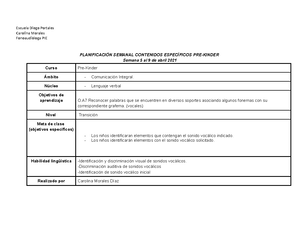 PEFE 4 A 6 ORG - Pauta evaluación - EVALUACIÓN FONOAUDIOLÓGICA (4,0 a 6 ...