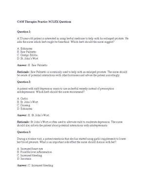 Chapter 21 practice questions - Cultural Concepts 1. What is the ...