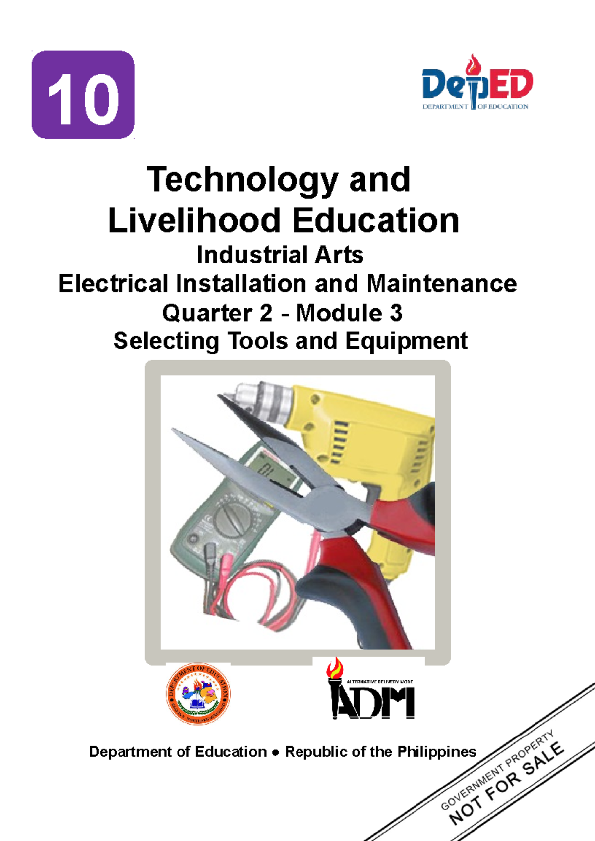 Grade 10 TLE EIM Q2M3: Selecting Tools and Equipment Guide - Studocu