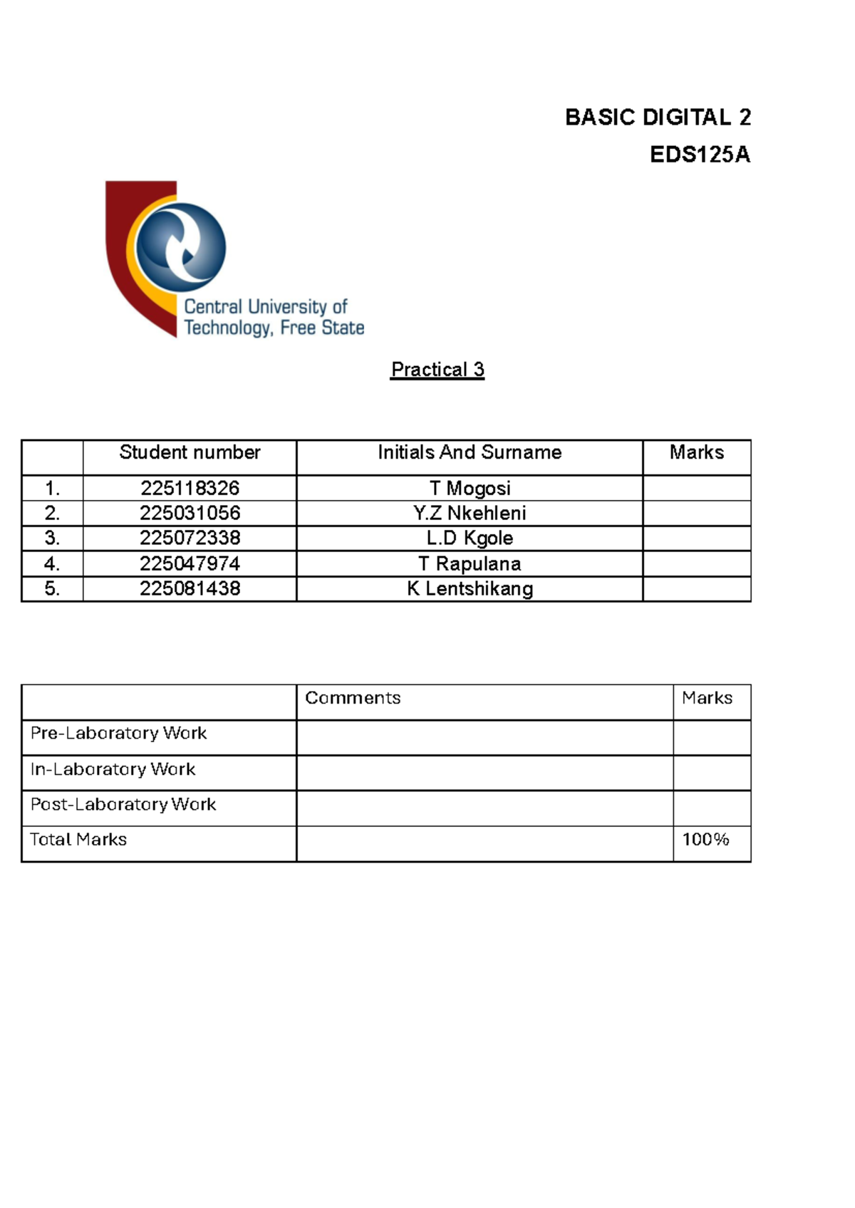 EDS125A Practical 3: Monostable & Astable Circuits Lab Report - Studocu