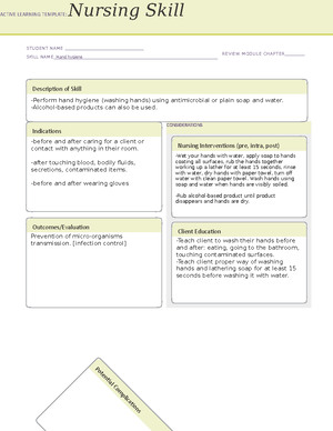 Bladder scan - ATI Template - ACTIVE LEARNING TEMPLATES THERAPEUTIC ...
