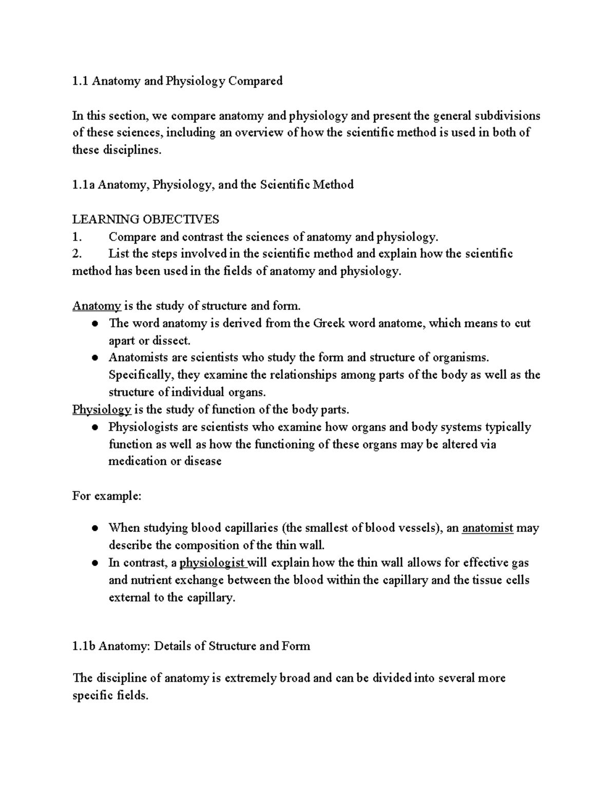 Anatomy & Physiology (1.1): Homeostasis and Body Organization Overview ...