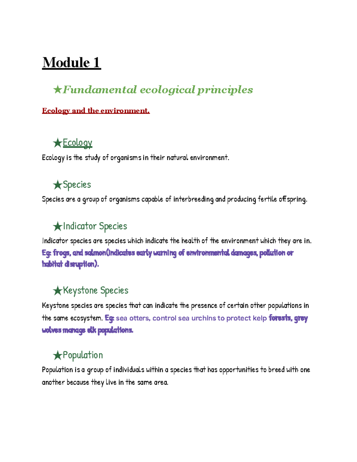 Ecology 101: Key Concepts and Definitions in Environmental Science ...