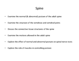 Skull, Spinal Cord, and Brain Overview - KIN 100 Lecture Notes - Skull ...