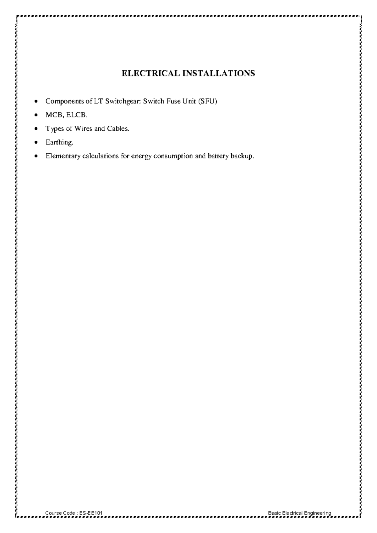 6740 - rtgthyjy - ELECTRICAL INSTALLATIONS Components of LT Switchgear ...