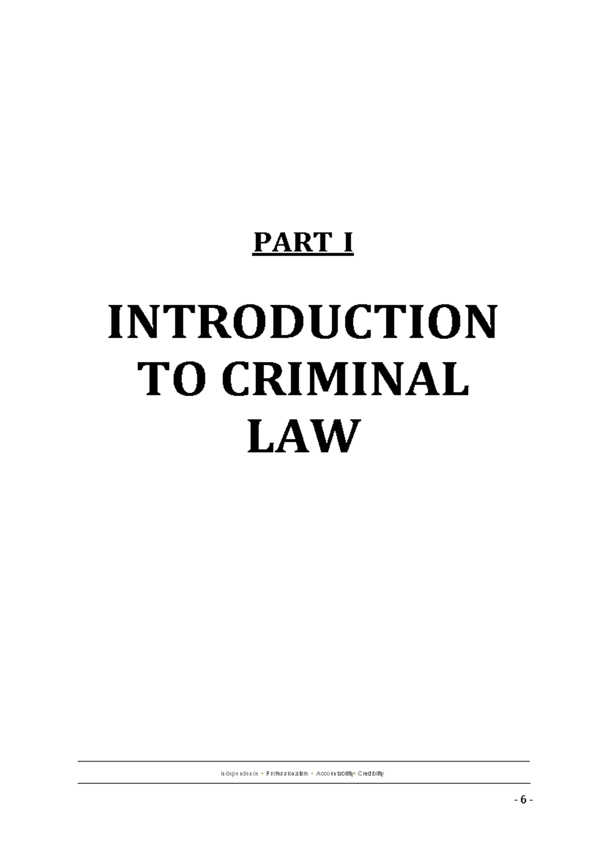 Introduction to Criminal Law: Key Principles & Defences (CRIM 101 ...