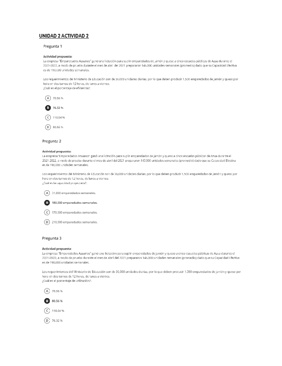 Unidad 2 Actividad 2 - Tareas y Ejercicios Relacionados - Studocu