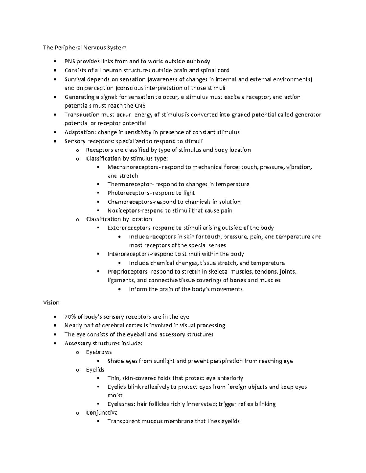 Nervous System Part 6 - The Peripheral Nervous System PNS provides ...