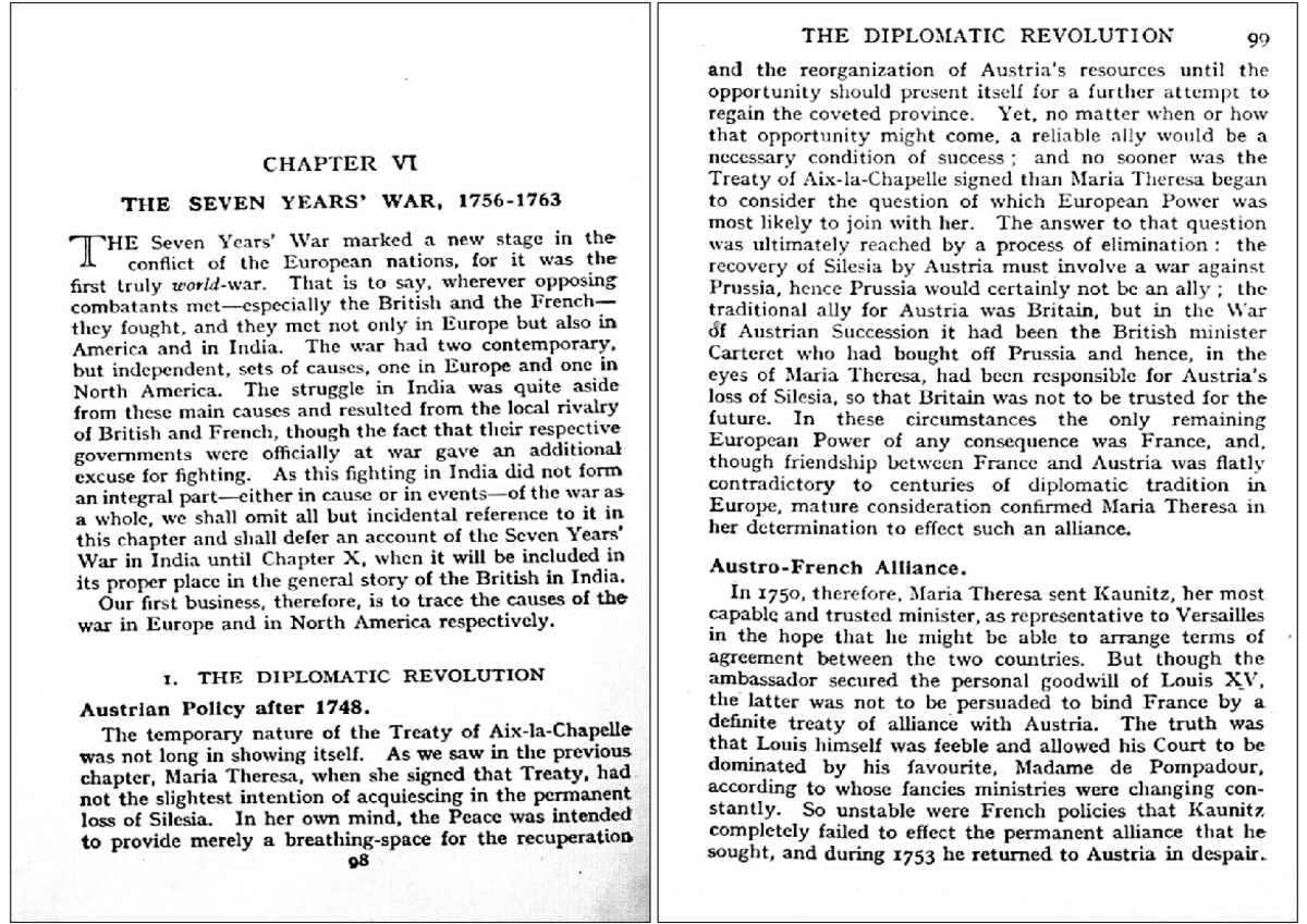 The Seven Years' War: Diplomatic Alliances and Conflicts Examined - Studocu
