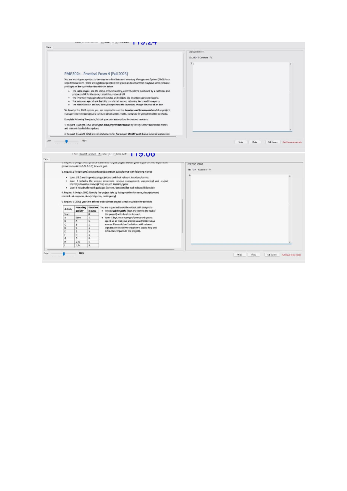 PMG201c: SIMS Project Overview & Practical Exam Preparation Guide - Studocu
