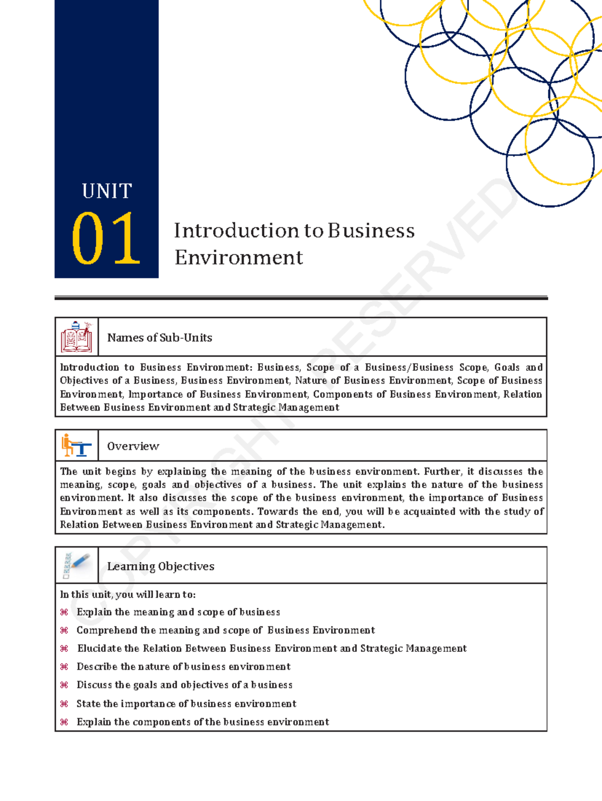 Business Environment and Strategy Overview for JGI JDAEEMED-TOI-BE ...