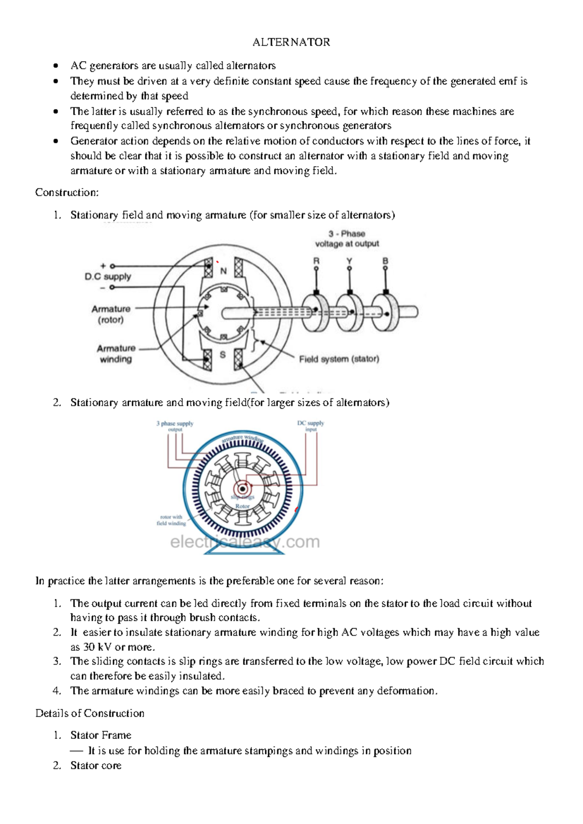 AC Machinery Fundamentals: Understanding Alternators and Their ...
