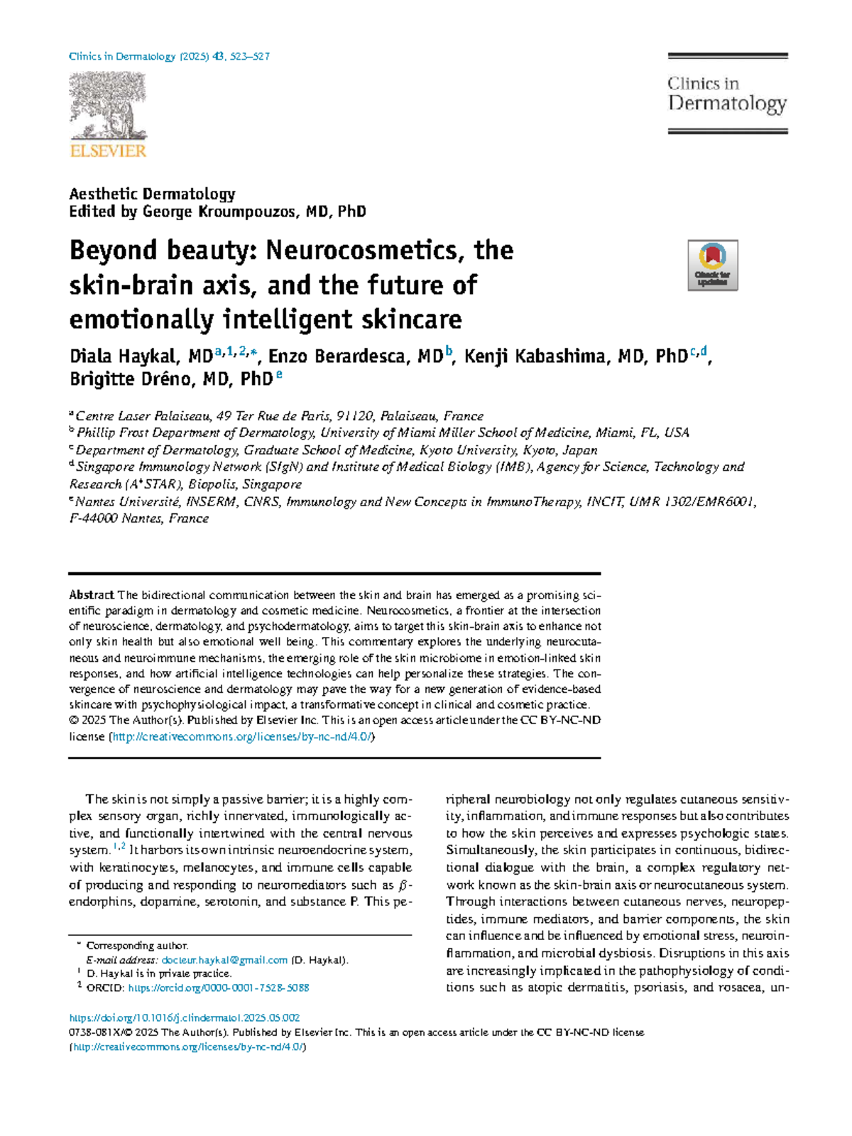 Neurocosmetics and the Future of Emotionally Intelligent Skincare - Studocu
