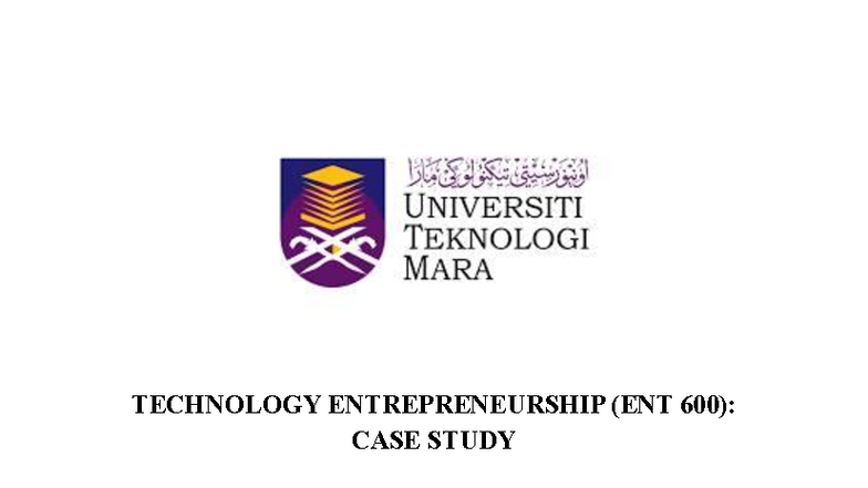 ENT 600: Case Study Analysis of Tenaga Nasional Berhad - Studocu