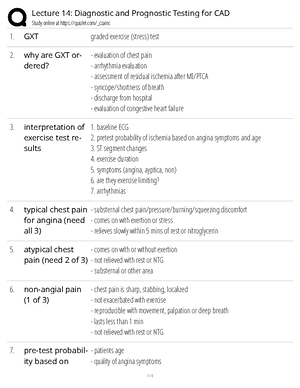 Coronary Artery Disease (CAD): Overview, Risk Factors & Management ...