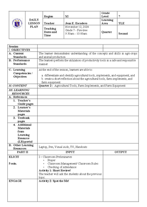 Activeand Passive Voice Lesson PLAN Grade 9 4A's - Lesson Plan in ...