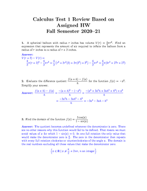 [Solved] Find the volume V of the solid obtained by rotating the region - Calculus I (MATH 181A ...