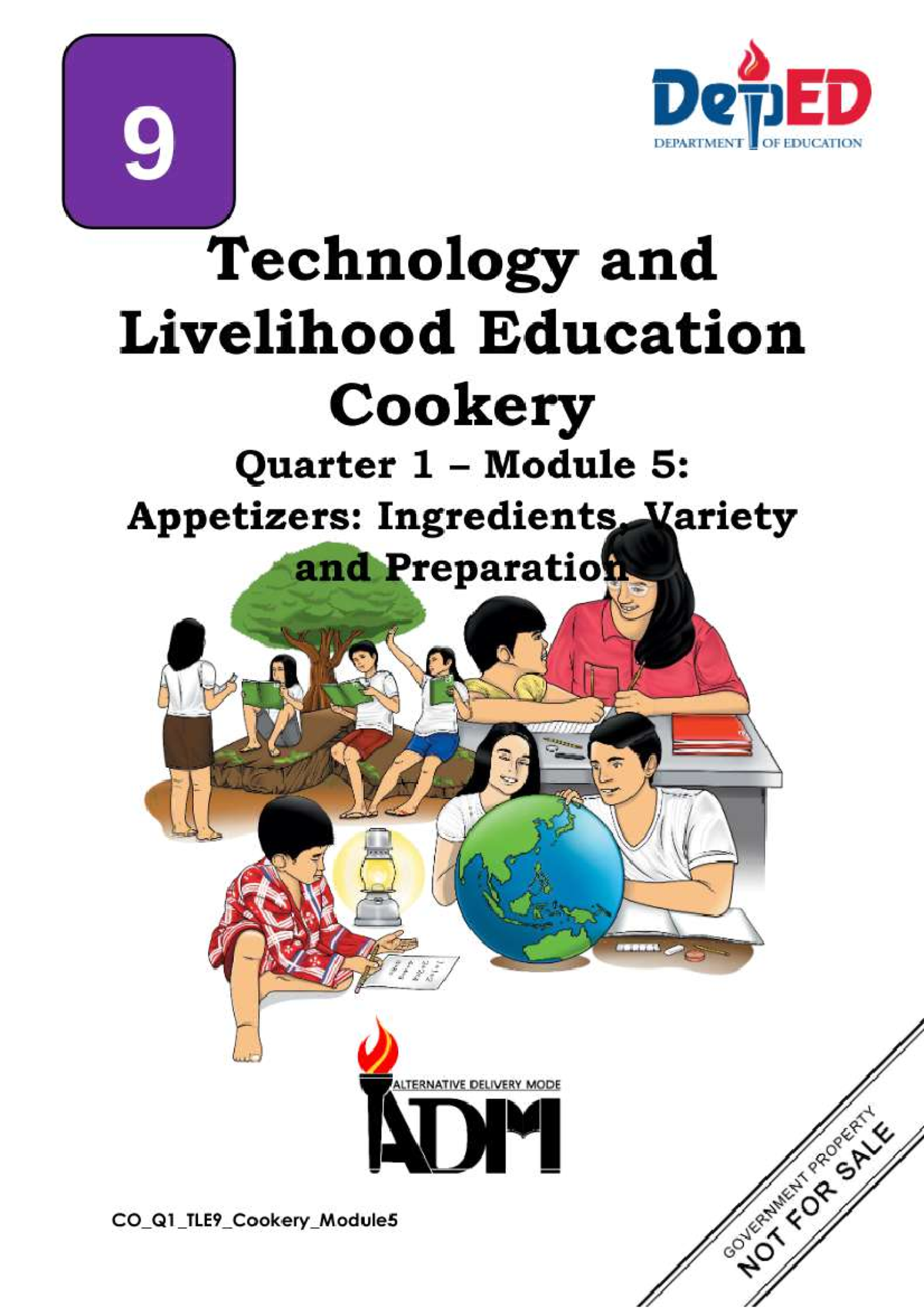 Grade 9 TLE Q1 Module 5: Appetizers - Ingredients & Preparation Guide ...