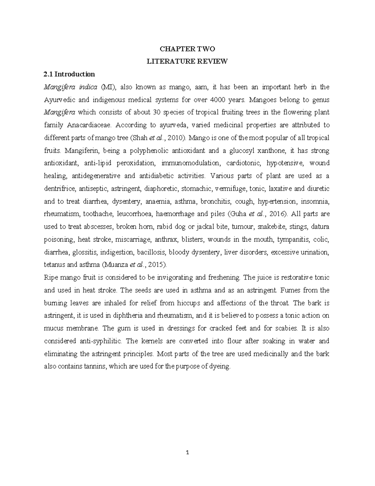 Chapter two - fkfkf - CHAPTER TWO LITERATURE REVIEW 2 Introduction ...