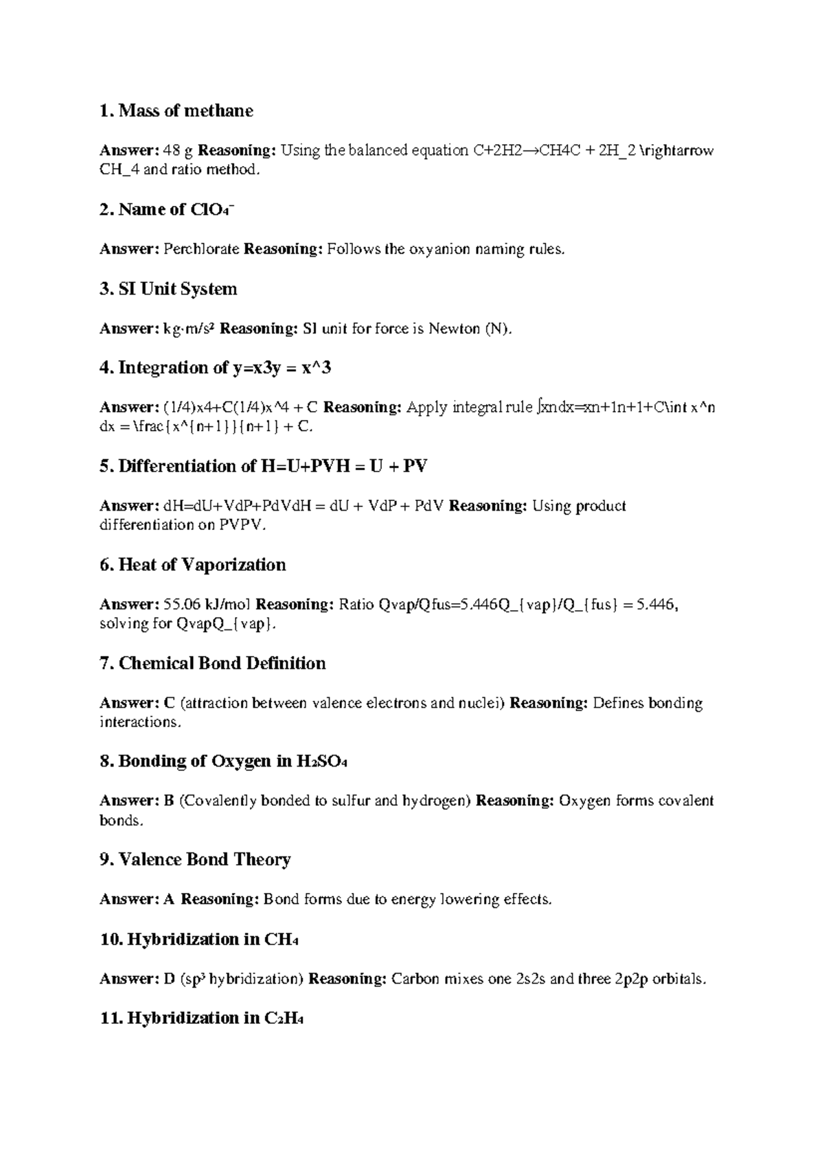 2021 Practical Samples Answer Sheet - Chemistry 101 - Studocu
