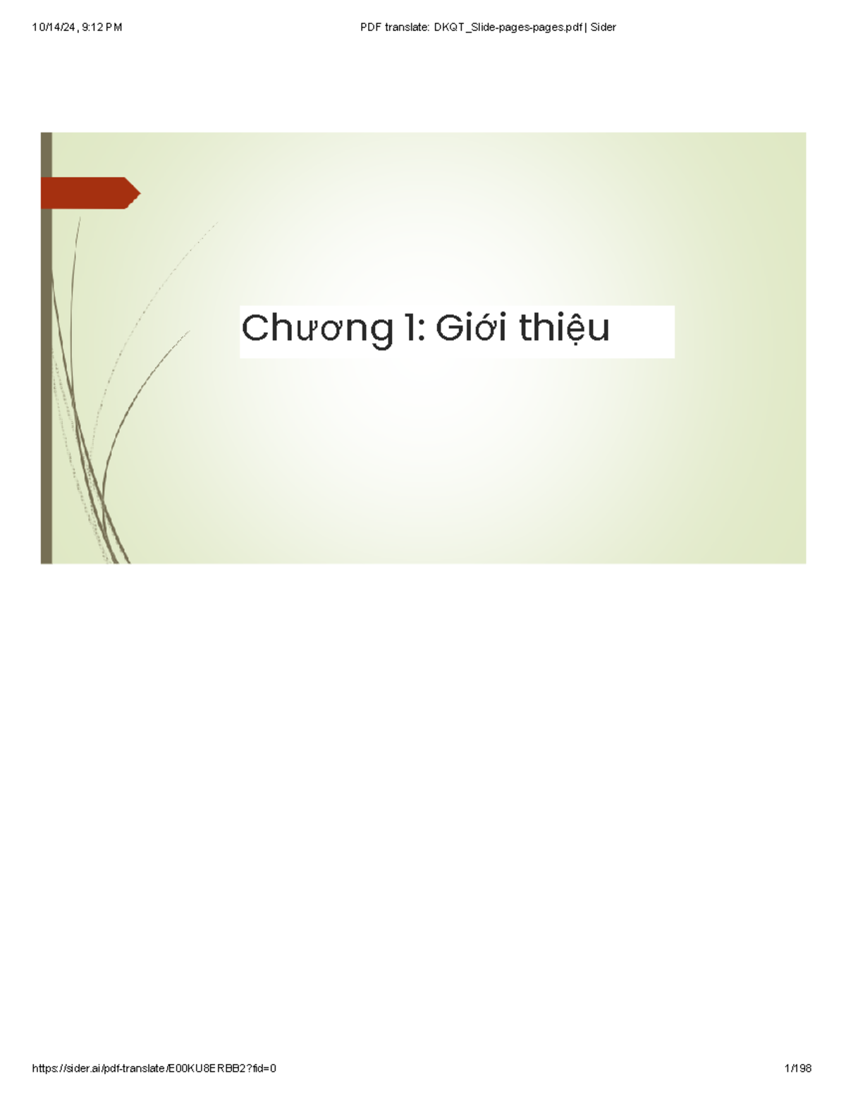 PDF translate DKQT Slide-pages-pages.pdf Sider - Chương 1: Giới thiệu Nội dung chương 1 1 Mục ...