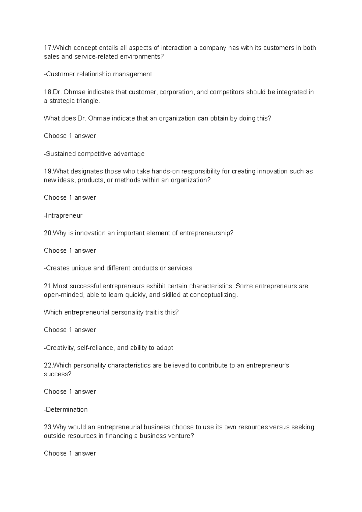 Pre assessment (IAC1)p2 - 17 concept entails all aspects of interaction ...