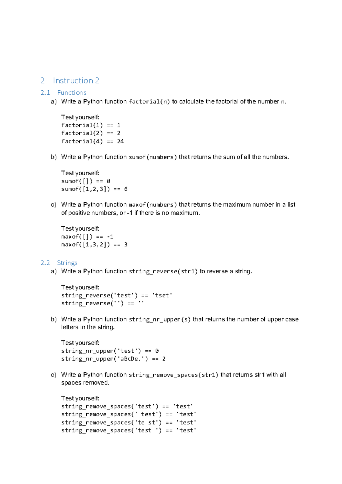 Instruction+2 - Second instruction for first python assignment - 2 ...