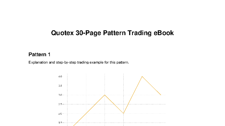 Quotex Complete 30 Page e Book - AMH 3421 - Quotex 30-Page Pattern ...