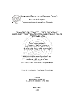 3° Sesión DE Aprendizaje Sesión 2-SEM - I. DATOS GENERALES: ####### UGEL I. FECHA DURACIÓN ...