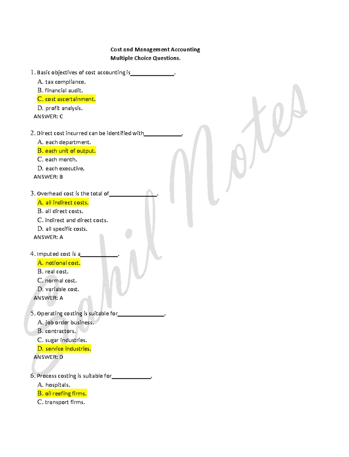 Financial Accounting MCQ - Financial Accounting MCQ __________ is a ...