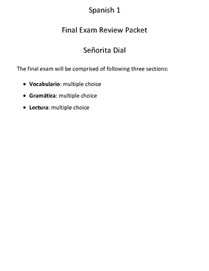 Gramática 7.4 The Preterite Tense of Regular Verbs - The Preterite ...