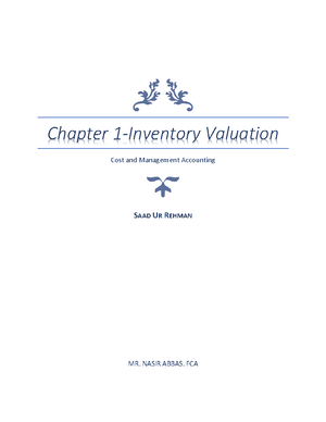 Ma1 mock1-key - Answers for practice Exam for ACCA FIA MA1 - MA- 1 MOCK ...