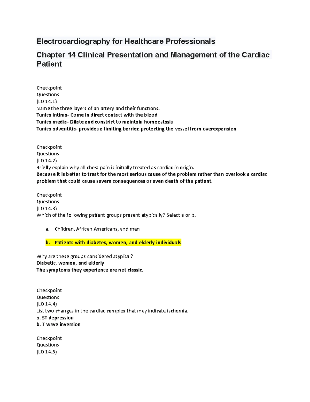 ECG Workbook Chapter 4 - Electrocardiography for Healthcare ...
