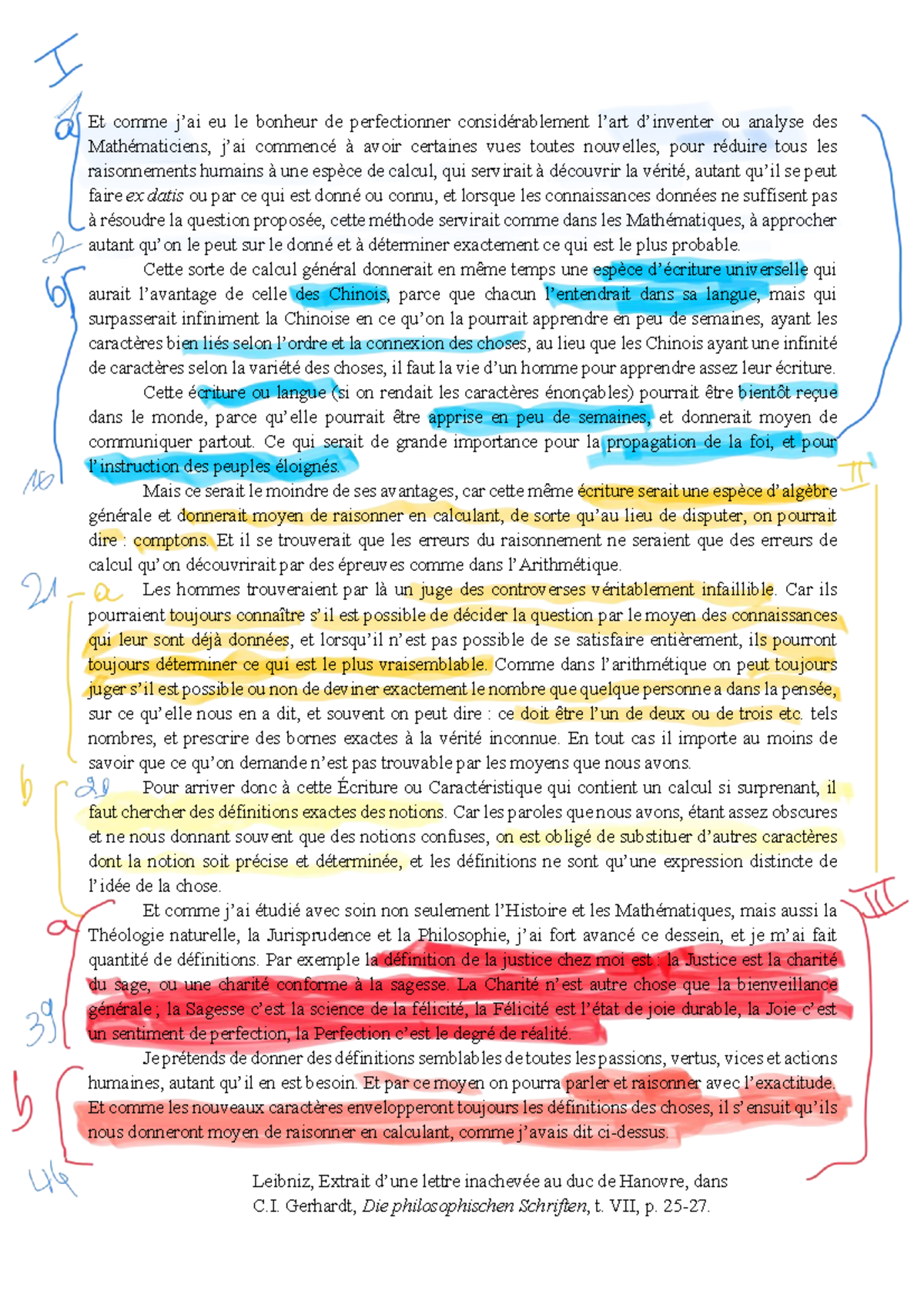 Analyse des Mathématiques et de la Caractéristique - Texte Leibniz 2 ...