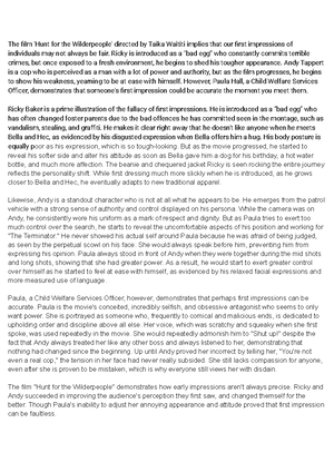 3. Scene Analysis Answers (1) - ‘Hunt for the Wilderpeople’: Chapter 1 ...