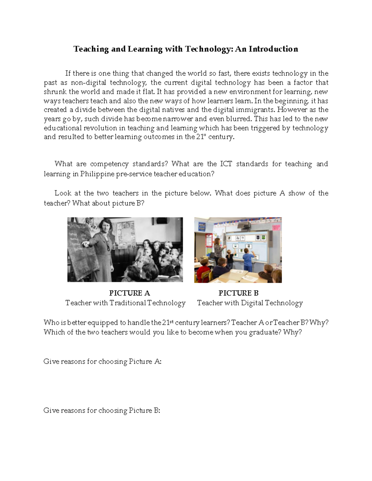 Lesson-1-Teaching-and-Learning-with-Technology - Teaching and Learning ...