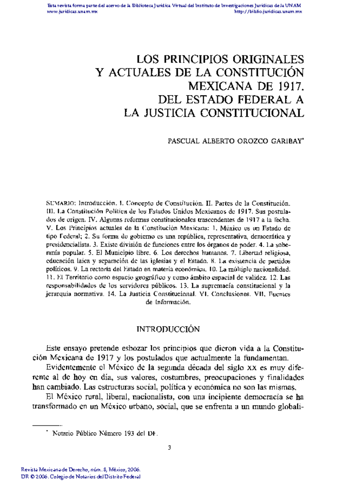 Los Principios Fundamentales de la Constitución Mexicana de 1917: Un ...