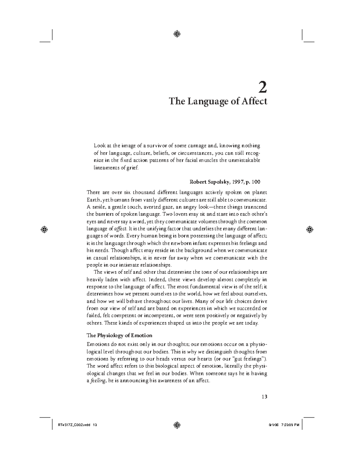 Catherall - The language of affect - 13 2 The Language of Affect Look ...