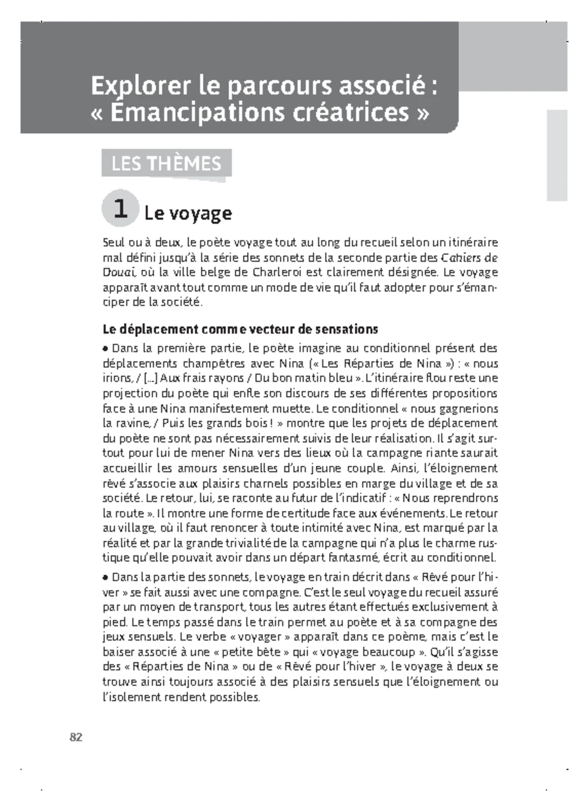 Cahiers de Douai : Thèmes et Citations d'Arthur Rimbaud - Studocu