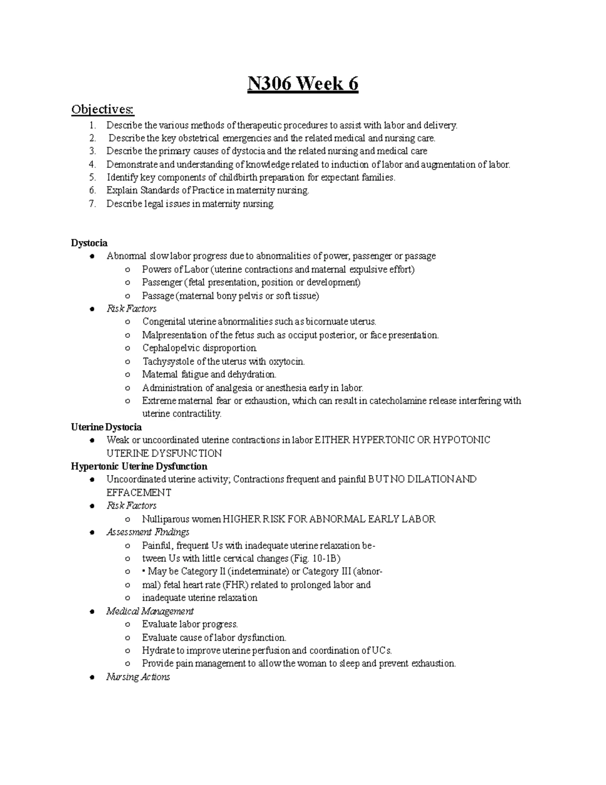 OBGYN Abbreviations and Terms: Comprehensive Reference Guide - Studocu