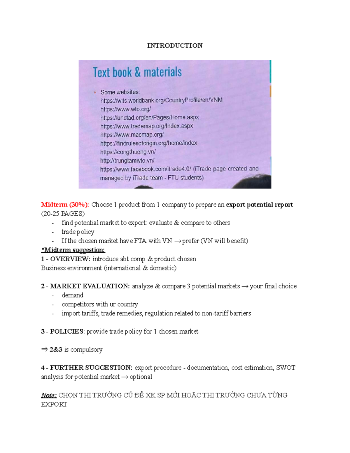 CSTM - Midterm Export Potential Report: Market Evaluation & Policies ...