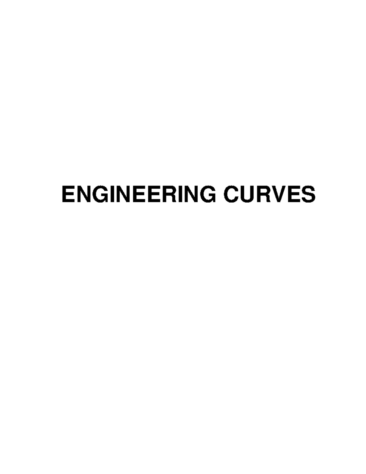 Engineering graphics - ENGINEERING CURVES ENGINEERING CURVES Part- I {Conic Sections} ELLIPSE 1 ...