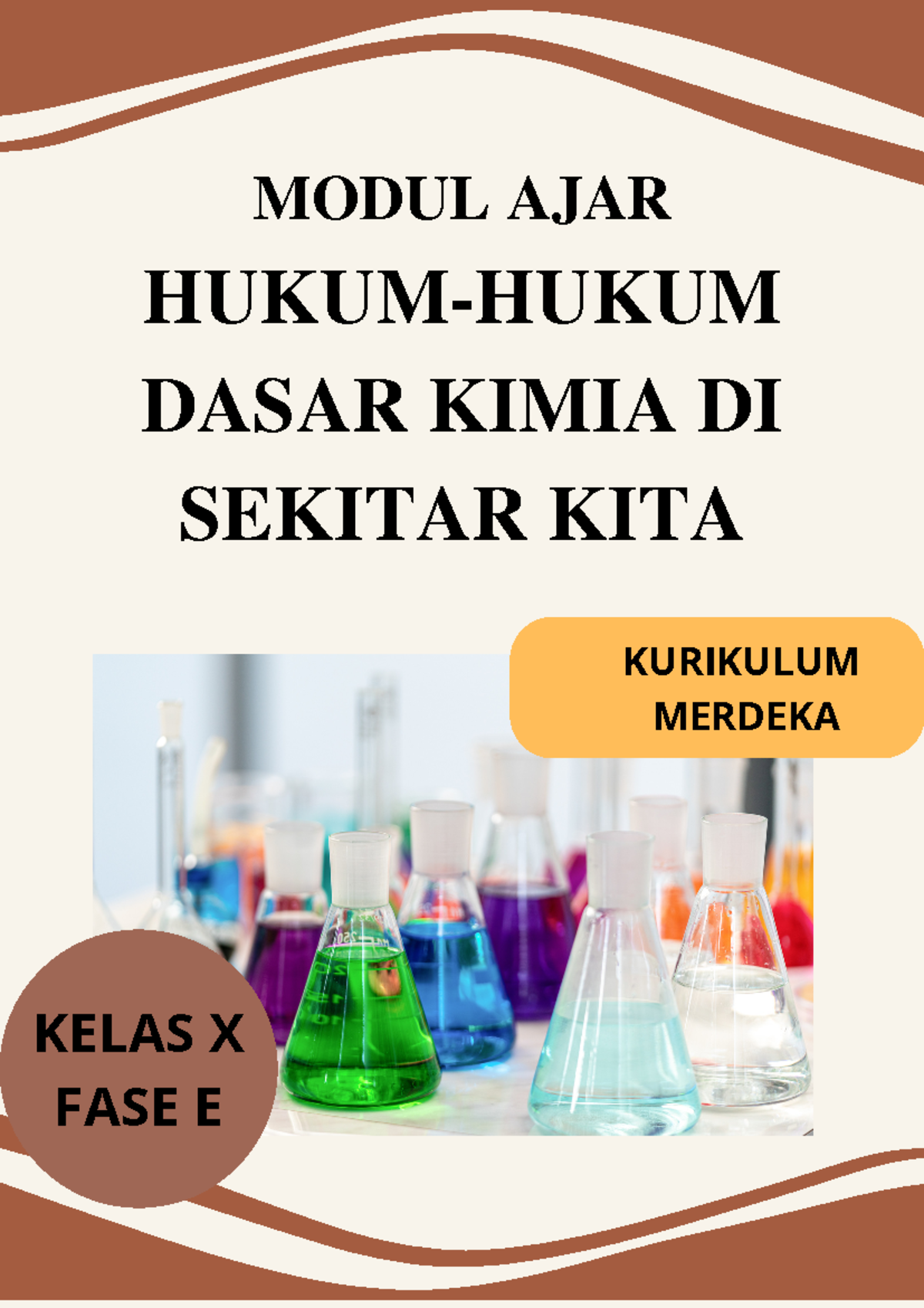 Modul Ajar Kimia Kelas X: Hukum-Hukum Dasar Kimia Fase E - Studocu