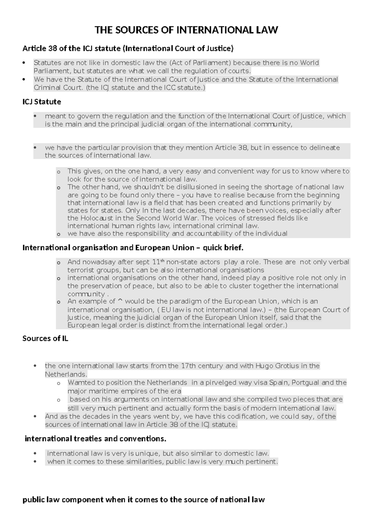 Sources of International Law: Insights from Article 38 of the ICJ ...