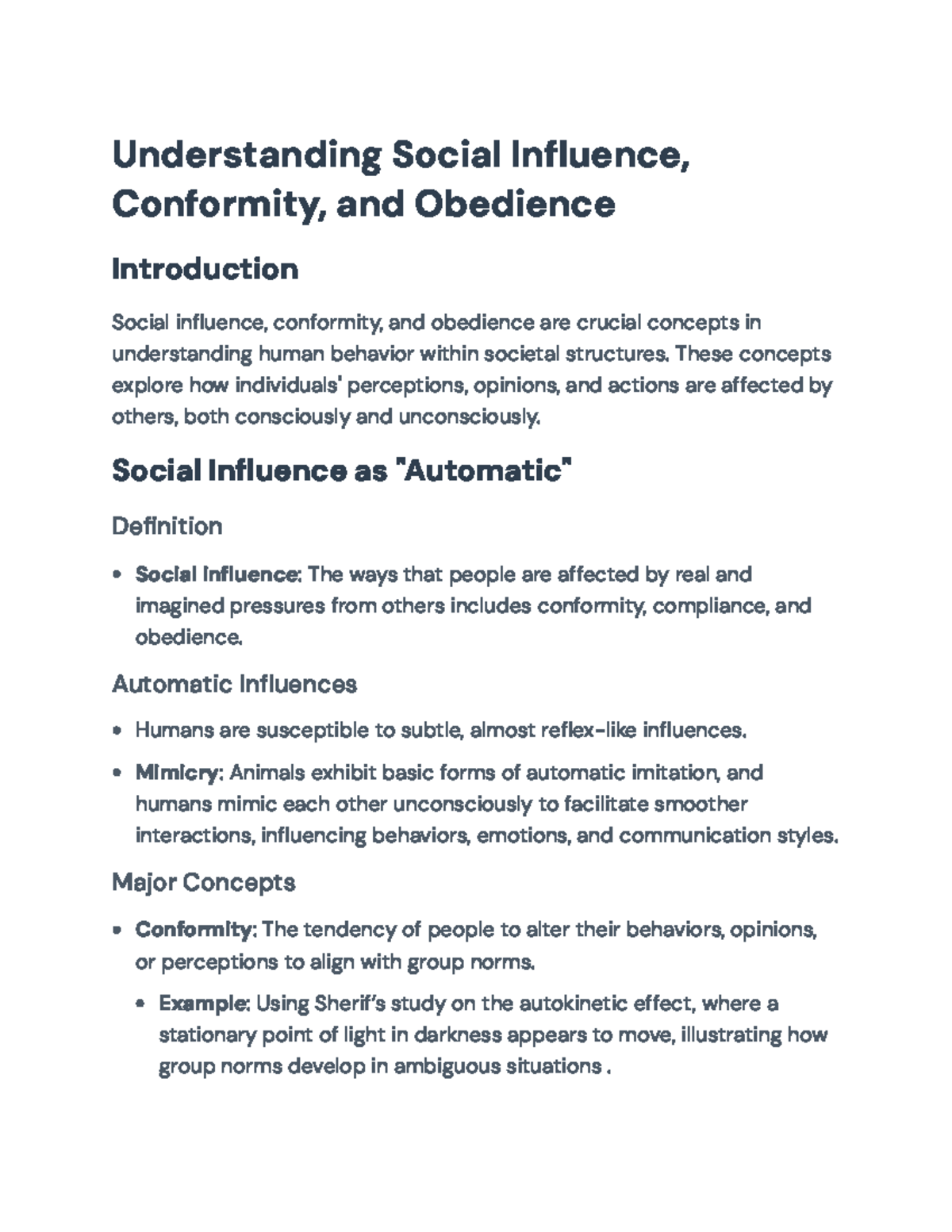 Understanding Social Influence, Conformity, and Obedience (Psych 101 ...
