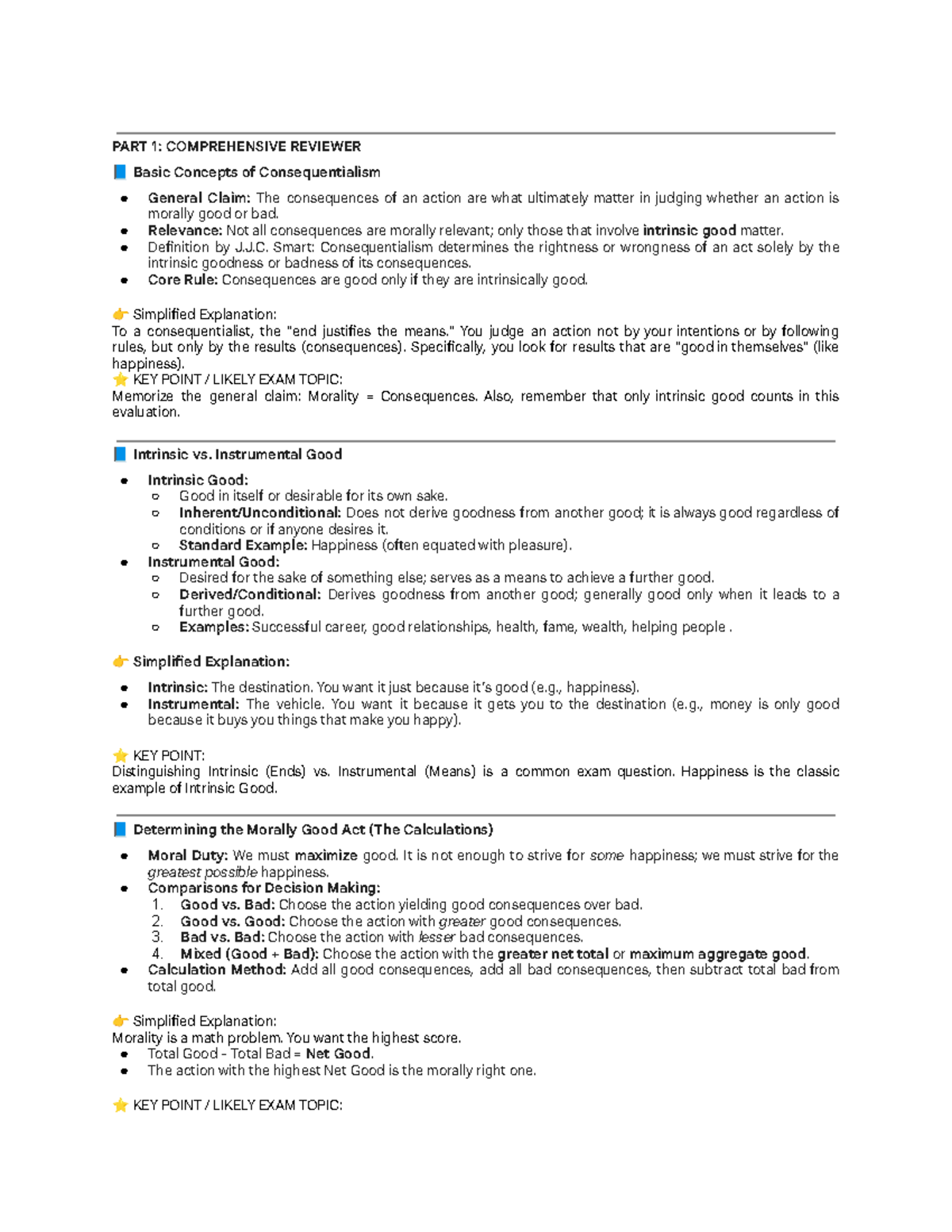 Ethics 101: Comprehensive Review of Consequentialism & Utilitarianism ...
