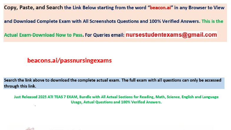 ATI TEAS 7 Exam Prep: Complete Guide for Reading, Math, Science ...
