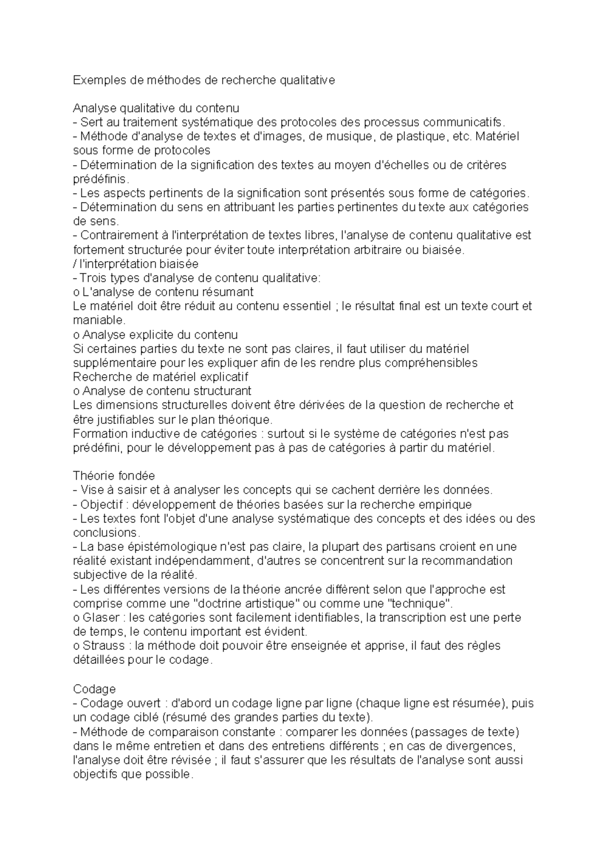 Méthodes de Recherche Qualitative : Exemples Pratiques et Analyses ...
