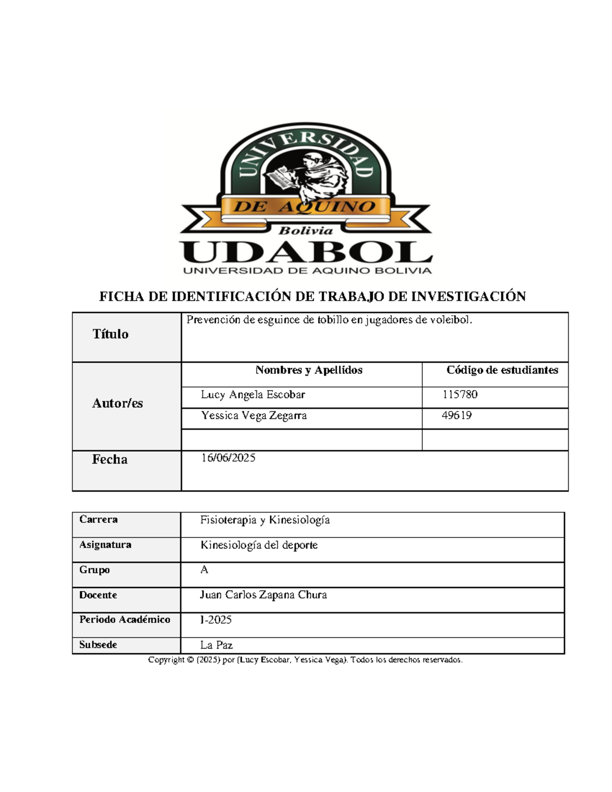 Prevención de Esguince de Tobillo en Voleibol - Kinesiología del ...